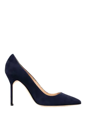 Manolo Blahnik Pointed Toe Pumps - Blue