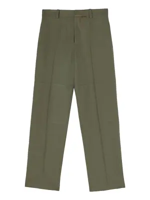 JIL SANDER Straight-leg Trousers - Green
