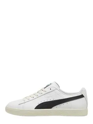 PUMA Clyde Leather Sneakers - White