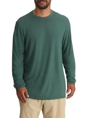 FREE FLY Lightweight Upf 20+ Long Sleeve T-shirt - Sea Pine