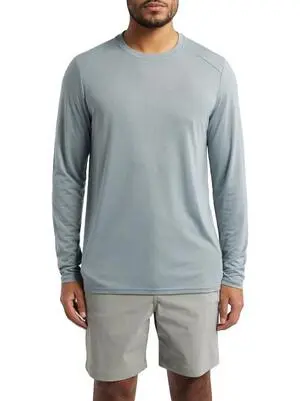 FREE FLY Lightweight Upf 20+ Long Sleeve T-shirt - Slate