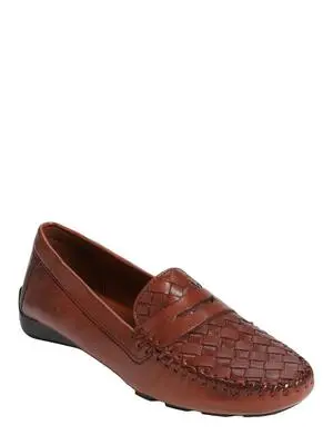 Robert Zur Petra Driving Loafer - Vintage Luggage Brown