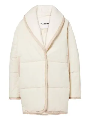 Isabel Marant Gally Cotton-blend Down Coat White
