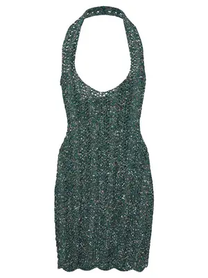 Saint Laurent Sequined Minidress - Multicoloured