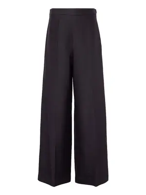 JOSEPH Alana Wide-leg Pants - Purple