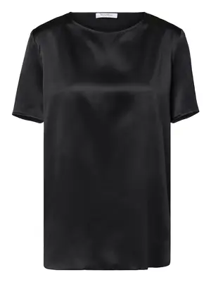 Max Mara Dida Silk Top - Black