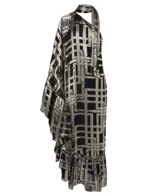 TALLER MARMO Betsy Printed Maxi Dress - Black