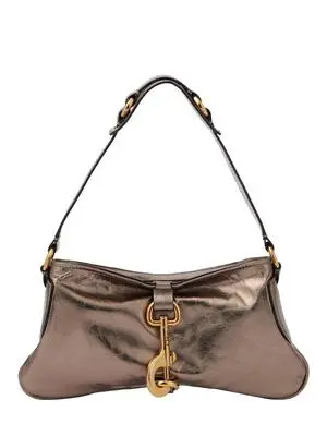Chloé Kerala 25 Small Leather Shoulder Bag - Grey