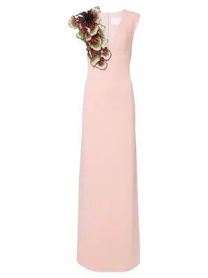 Costarellos Crêpe Gown - Pink