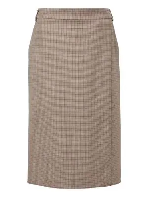 STELLA MCCARTNEY Stella McCartney Houndstooth Wool Pencil Skirt