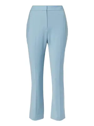 Veronica Beard Arte Cropped Slim Pants - Blue