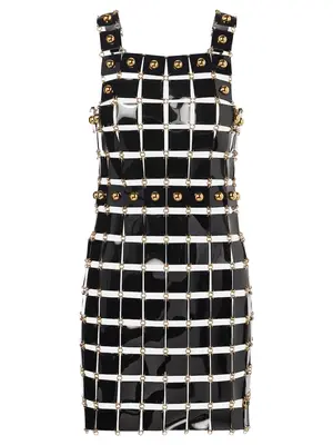 Rabanne Studded Mini Dress - Black