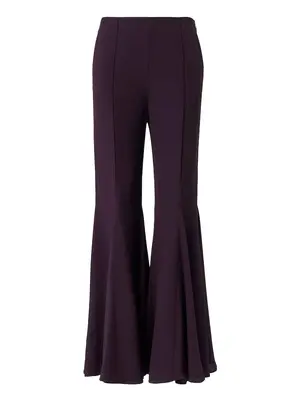 Chloé Cropped Flared Pants - Purple