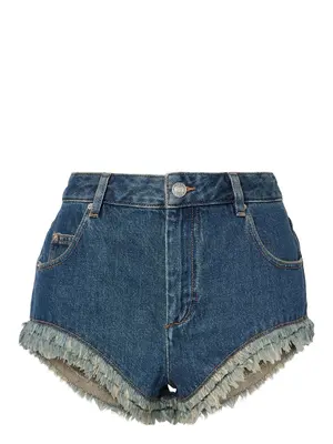 Isabel Marant Eneidao Denim Shorts - Blue