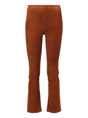 Stouls Jp Twenty Suede Leggings - Brown