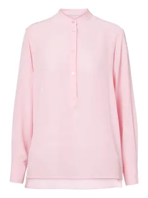 Stella McCartney Iconic Silk Shirt - Pink