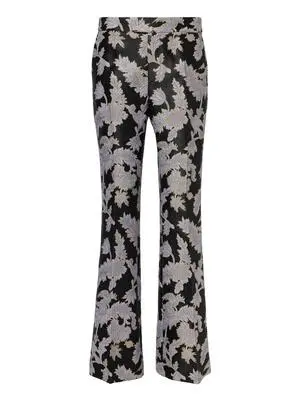 LA DOUBLEJ Saturday Night Jacquard Bootcut Pants