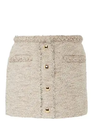 Isabel Marant Étoile Gleny Tweed Miniskirt - Black
