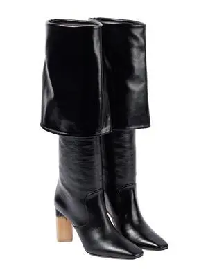 Chloé Georgia Knee-high Leather Boots - Black