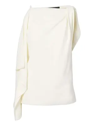 Proenza Schouler Alyssa Draped Top - White