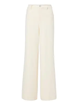 Staud Grayson Wide-leg Pants - White