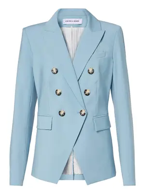 Veronica Beard Miller Wool-blend Blazer - Blue