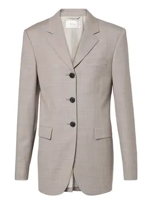 THE ROW Selene Wool Jacket - Beige