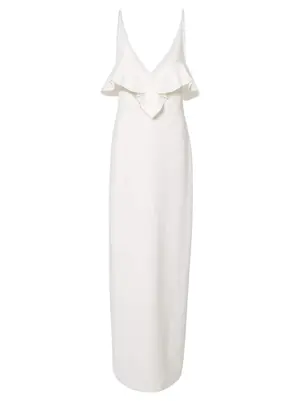 Stella McCartney Ruffled Gown - White
