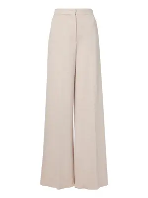 Max Mara Corea Wide-leg Pants - Beige