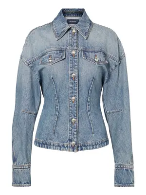 Sportmax Filato Denim Trucker Jacket - Blue