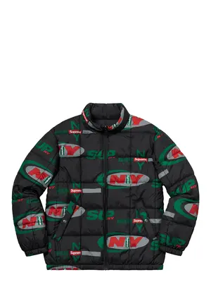 Supreme Ny Reversible Puffy Jacket - Black