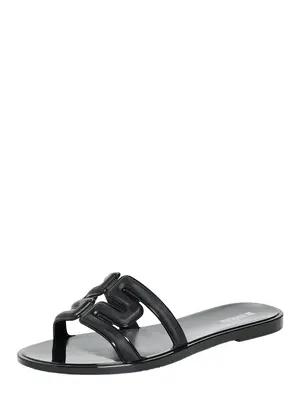 Melissa M Jelly Slides - Black