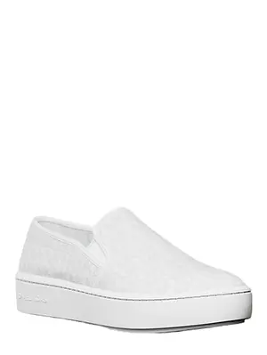 Michael Kors Teddi Signature Logo Sneakers - White