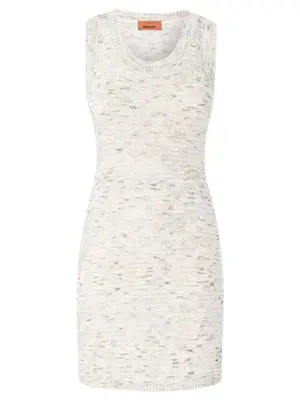 Missoni Slub-knit Mini Dress - Neutrals