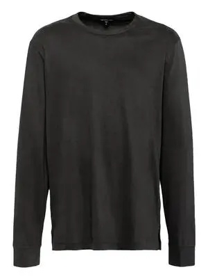 JAMES PERSE Heavy Luxe Long-sleeved T-shirt Grey