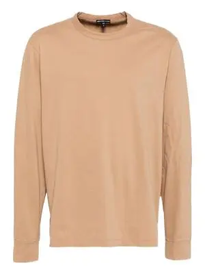 JAMES PERSE Heavy Luxe Long-sleeved T-shirt Brown