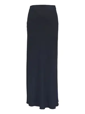 Brunello Cucinelli Twill Maxi Skirt - Blue
