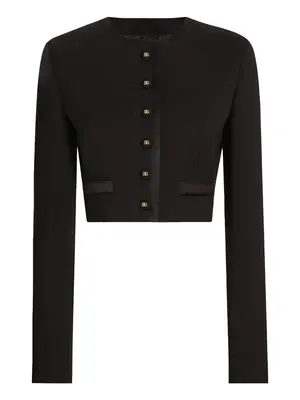 Dolce & Gabbana Cropped Jacket - Black