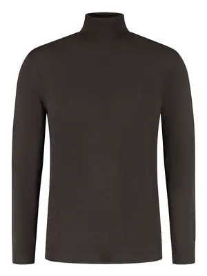 ZANONE Turtleneck Sweater - Brown