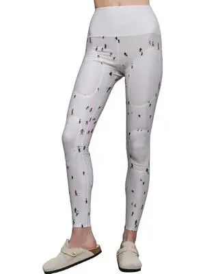 Perfect Moment Perfect Active Legging - Dede Ski Print