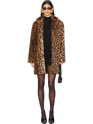 SUPERDOWN Superdown Raina Faux Fur Coat
