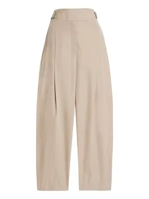 3.1 Phillip Lim Cropped Pleated Tapered Pants - Beige
