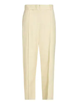 3.1 Phillip Lim Belted Woven Tapered Trousers - Pastel Yellow