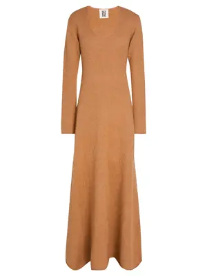 BY MALENE BIRGER Brinah Knitted Midi Dress - Camel
