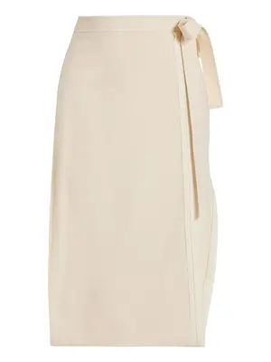 3.1 Phillip Lim Wrap-effect Midi Skirt - Cream