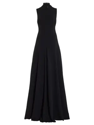 Brandon Maxwell Aurora Maxi Dress - Black