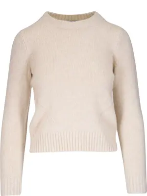 NILI LOTAN Ribbed-knit Pullover - Neutrals