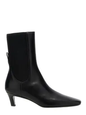 TOTEME 50mm Leather Boots - Black