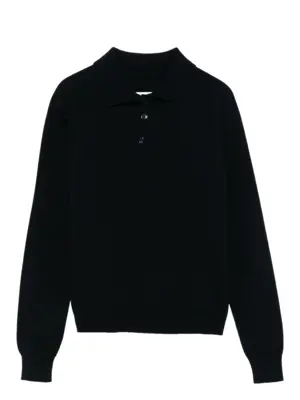 MAISON MARGIELA Maison Margiela Virgin-Wool Polo Top