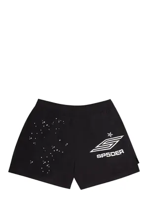 SP5DER Pro Track Shorts - Black